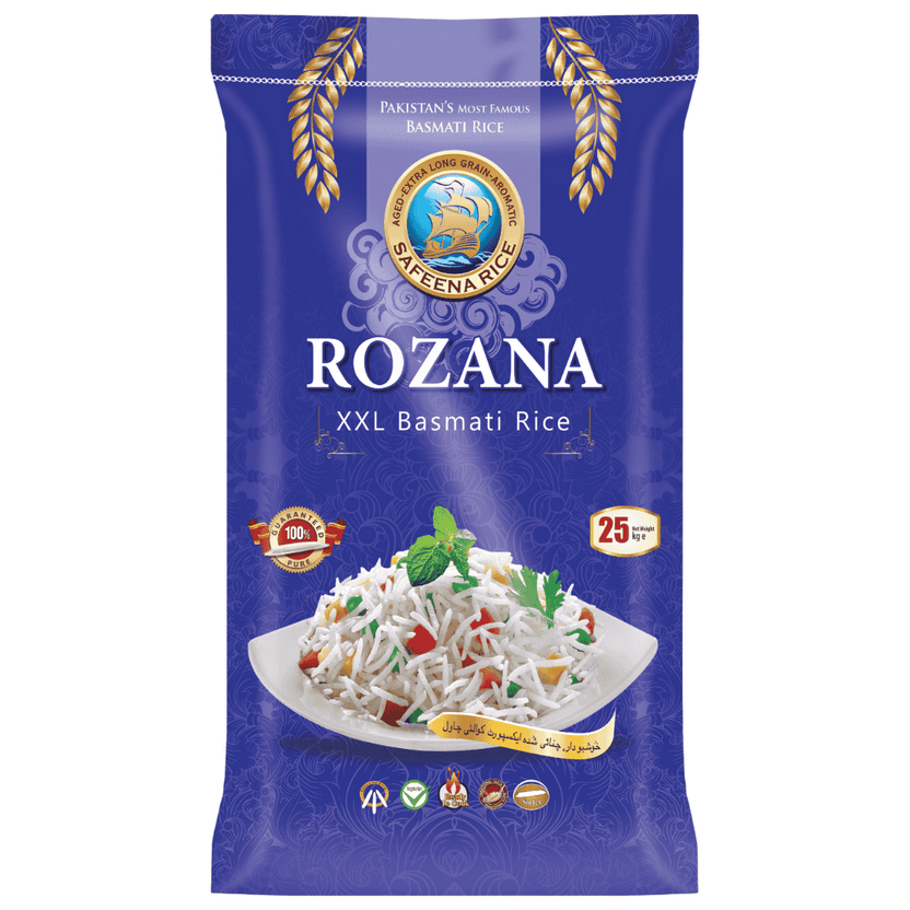 Safeena Gold Basmati Rice: Extra Long Grain, Aromatic – Safeena Foods
